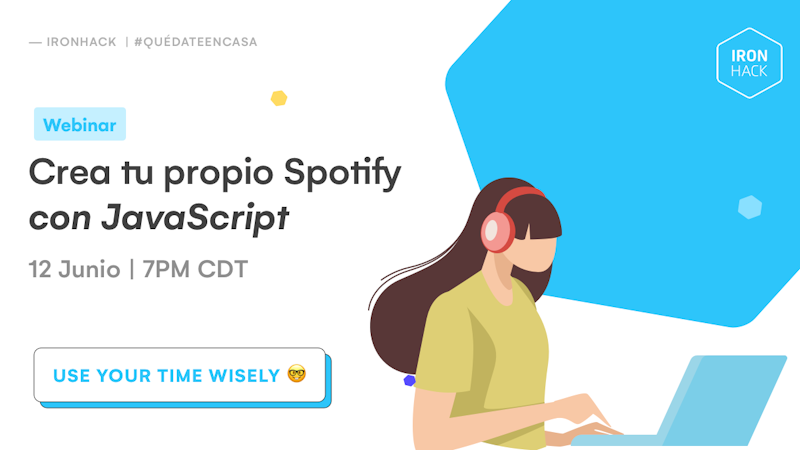(Spanish) Crea tu propio Spotify con JavaScript 📻 - Crowdcast