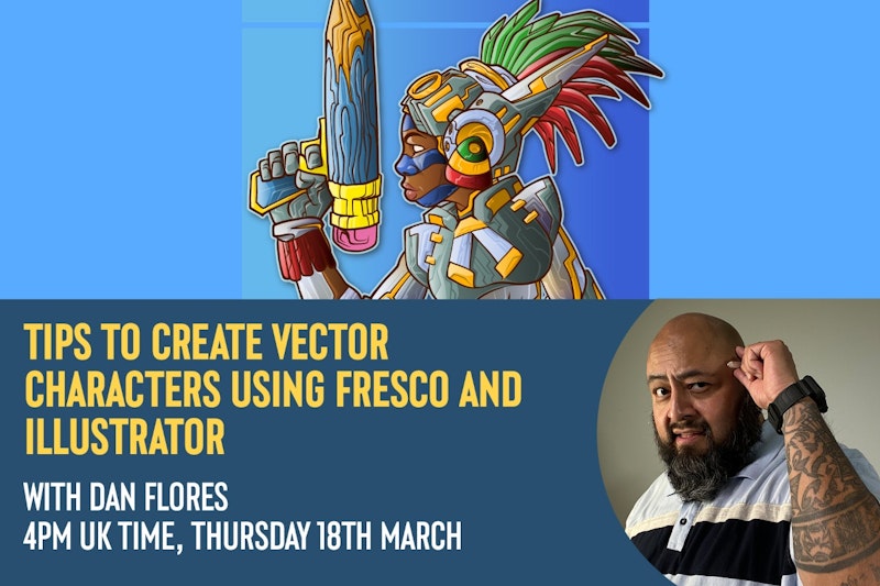 Tips to Create Vector Characters Using Fresco and Illustrator with Dan ...