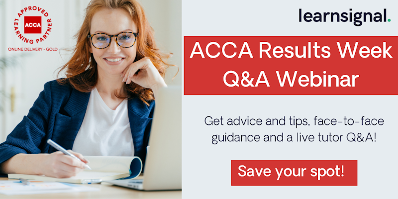 FREE - ACCA Results Week Webinar - How to PASS your next exam - Crowdcast