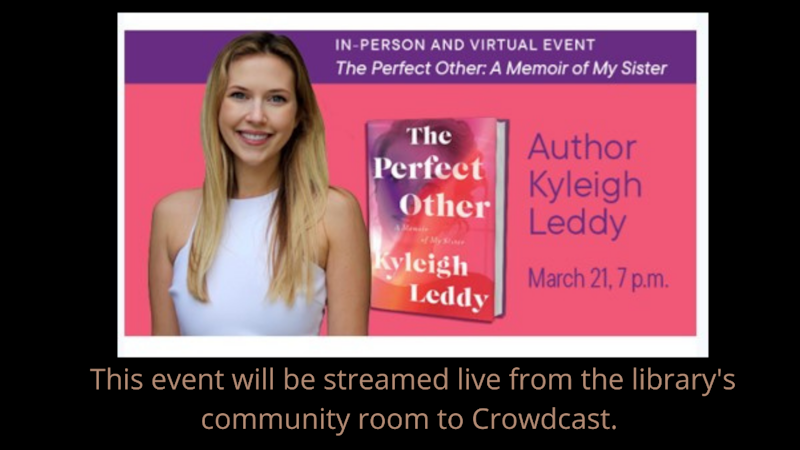 Kyleigh Leddy book launch for "The Perfect Other" - Crowdcast