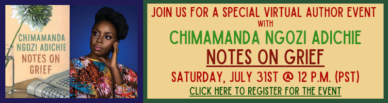 Chimamanda Ngozi Adichie Notes on Grief Virtual Author Event - Crowdcast