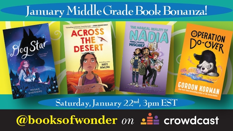 JANUARY MIDDLE GRADE BOOK BONANZA! - Crowdcast