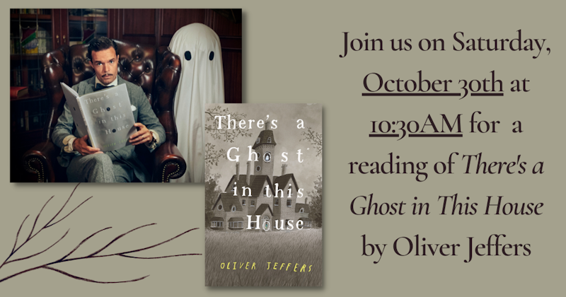 Oliver Jeffers: There's a Ghost in This House! - Crowdcast